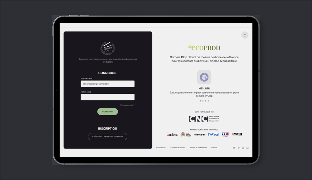 Reprise de l'outil de calculateur d'impact carbone pour Eco'Prod